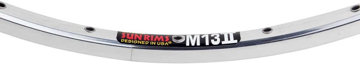 Amazon.com : Sun Alloy Rim 700c M13 II Polished 32 Hole : Bike Rims ...