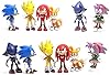 Sonic the Hedgehog Action Figures – 6-Pack Collectible Figures with ...