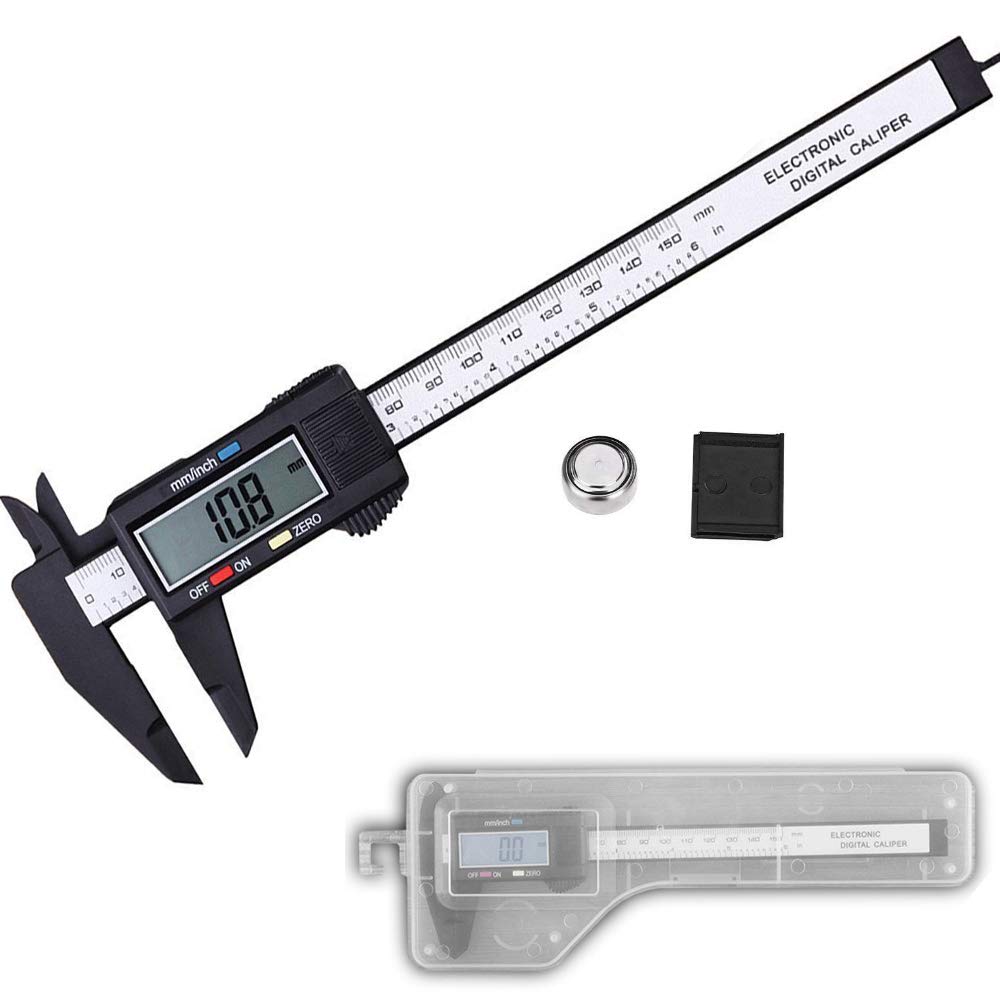 Gasea 150mm 6 inch Accuracy LCD Digital Vernier Caliper Gauge ...