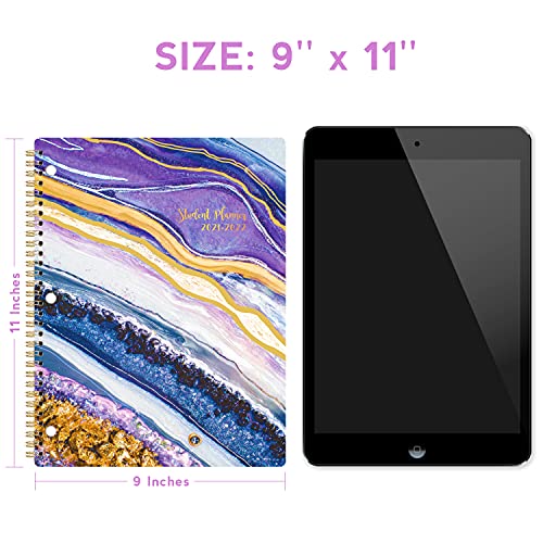 2021-2022 Student Planner - School Planner with Stickers, July 2021 ...