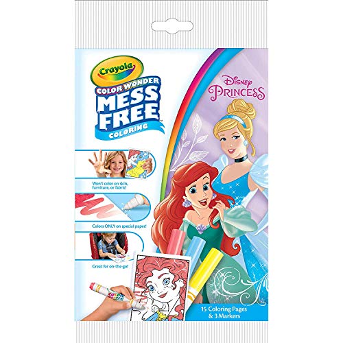 Crayola Color Wonder Disney Princess Coloring Pages, Mess-Free Coloring ...