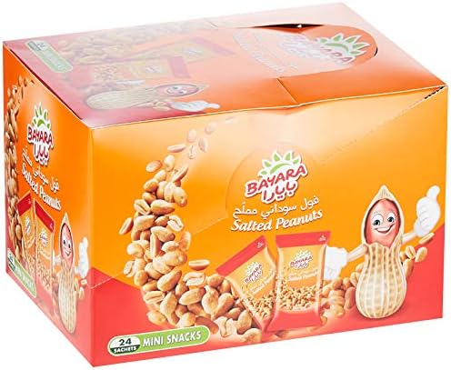 Bayara Snacks Peanuts Salted, 24 Pieces X 13 grams price in UAE ...
