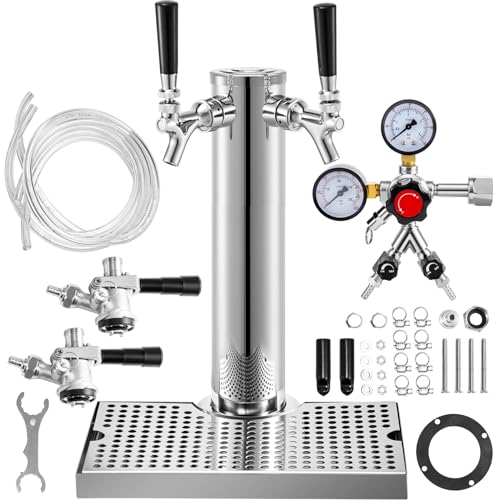 VEVOR Kegerator Tower Kit, Beer Conversion Kit, No Tank Keg Conversion ...