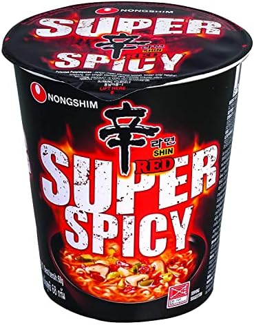 Nongshim Shin Ramyun Red Super Spicy Cup Noodles, 68 gm price in UAE ...