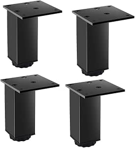 Amazon.com: Furniture Cabinet Metal feet Adjustable Stainless Steel ...