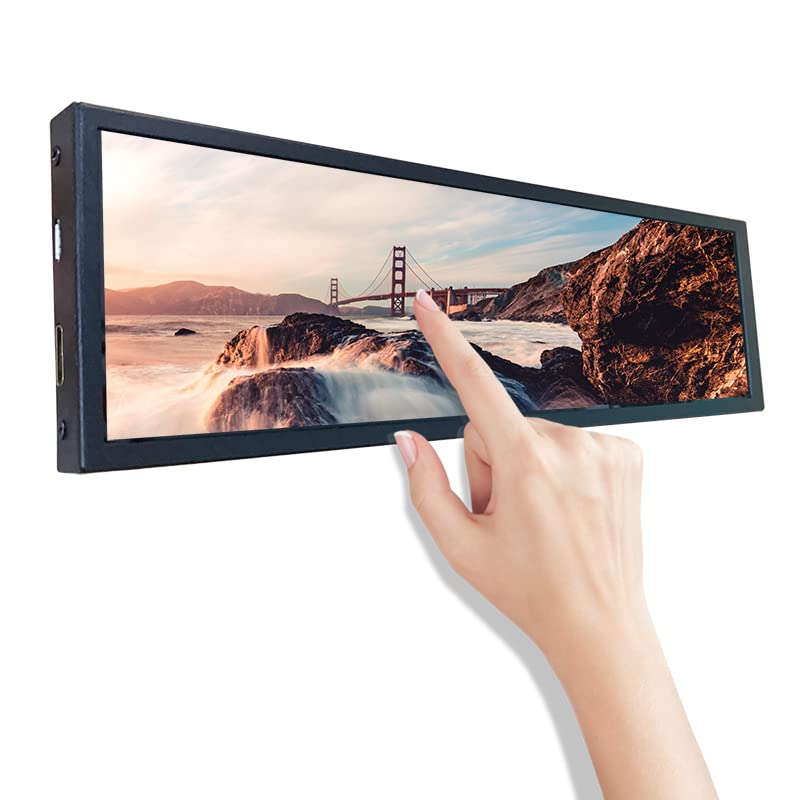 8.8 inch Wide Touch Screen Monitor LCD Display, 480x1920 LCD Monitor ...