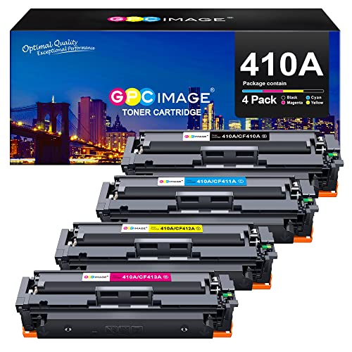 GPC Image Compatible Toner Cartridge replacement for HP 410A CF410A CF411A CF412A CF413A to use ...