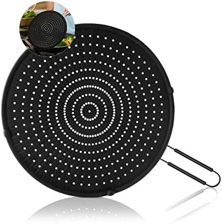 INYOU Silicone Splatter Screen for Frying Pan shield 13 inch Multi Use ...