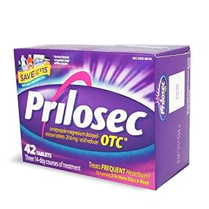 Amazon.com : Prilosec 20.6 mg OTC, 42 Tablets (Pack of 3) : Antacids ...
