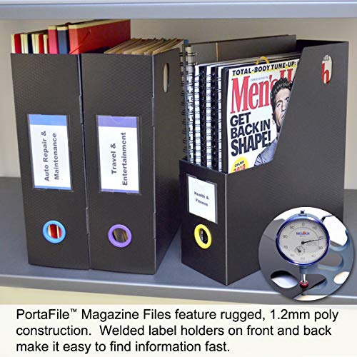 Ultimate Office PortaFile Magazine File Vertical File Organizer Box ...