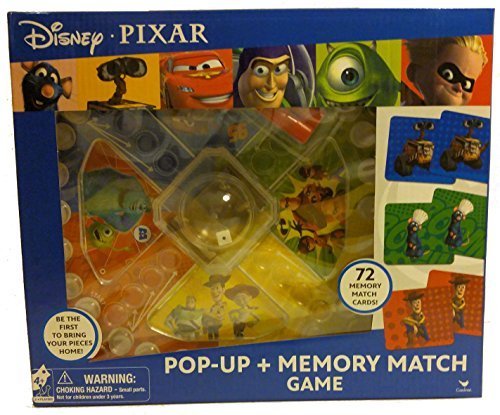 Buy Disney Pixar Pop Up and Match Game Featuring: Wall - E, Cars, Toy ...