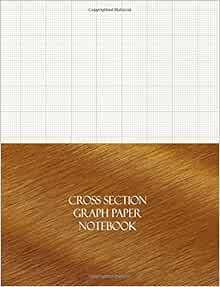 Cross Section Graph Paper Notebook: 1/12” Cross Section Rule, 144 Pages ...