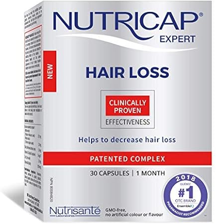 Nutricap Hair Loss Treatment, All Natural, 30 Capsules: Amazon.ca ...