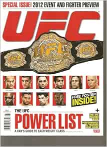 UFC Magazine (Special Issue! 2012 Event and Fighter Preview, Winter ...