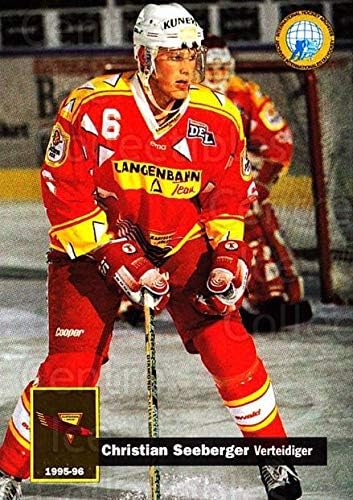 Amazon.com: (CI) Christian Seeberger Hockey Card 1995-96 German DEL 173 ...