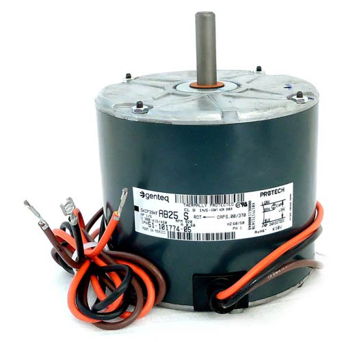 51-102500-06 - OEM Upgraded Rheem Condenser Fan Motor 1/5 HP 460/380 ...