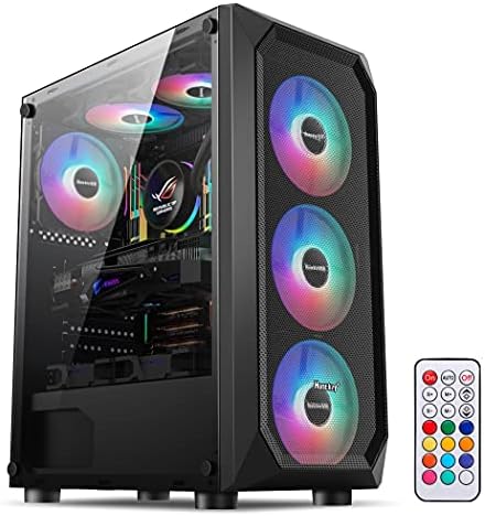 Huntkey Night Hunter V RGB Mesh Gaming Case with 4 (Four) Addressable ...