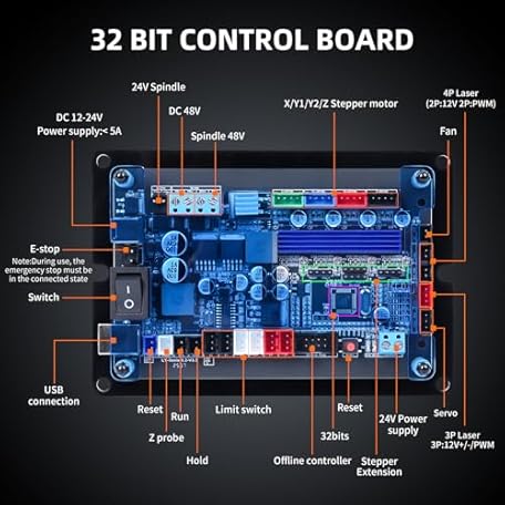 Mua LUNYEE 3018 PRO MAX CNC Machine 500W All-Metal CNC Router Machine 3 ...
