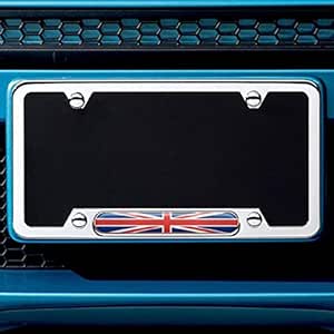 Amazon.com: Mini Cooper 82120306810 Polished License Plate Frame "UNION ...