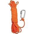 Amazon.com: BeGrit Floating Rope 20m Anchor Mooring Rope Multifunction Rope 6mm Kayak Canoe Tow ...