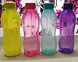 Amazon.com : Tupperware Aquaslim Water Bottle Set, 500ml, Set of 4 (B ...