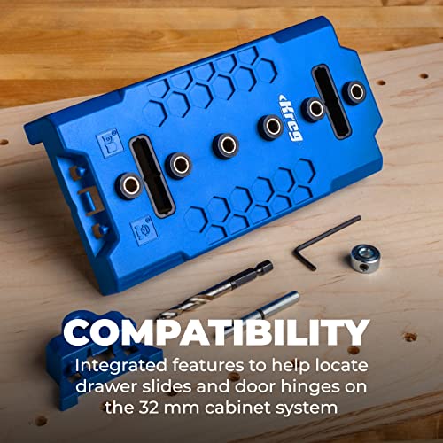 KREG KMA3232 Shelf-Pin Jig 5 mm - Drilling Guide for Shelves - Shelf ...