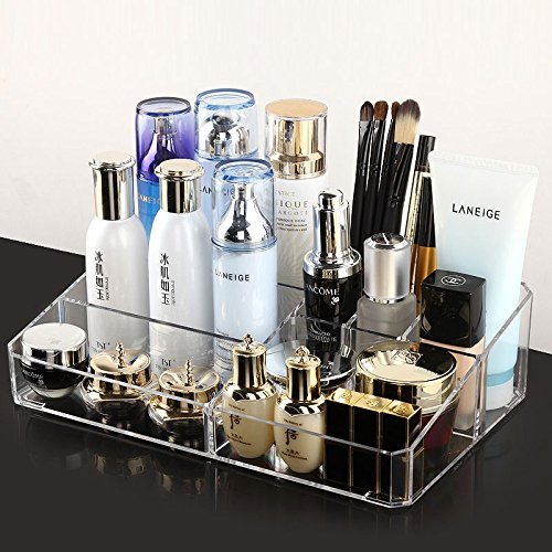 Transparent Desktop Cosmetics Storage Box Creative Lipstick Skin Care ...