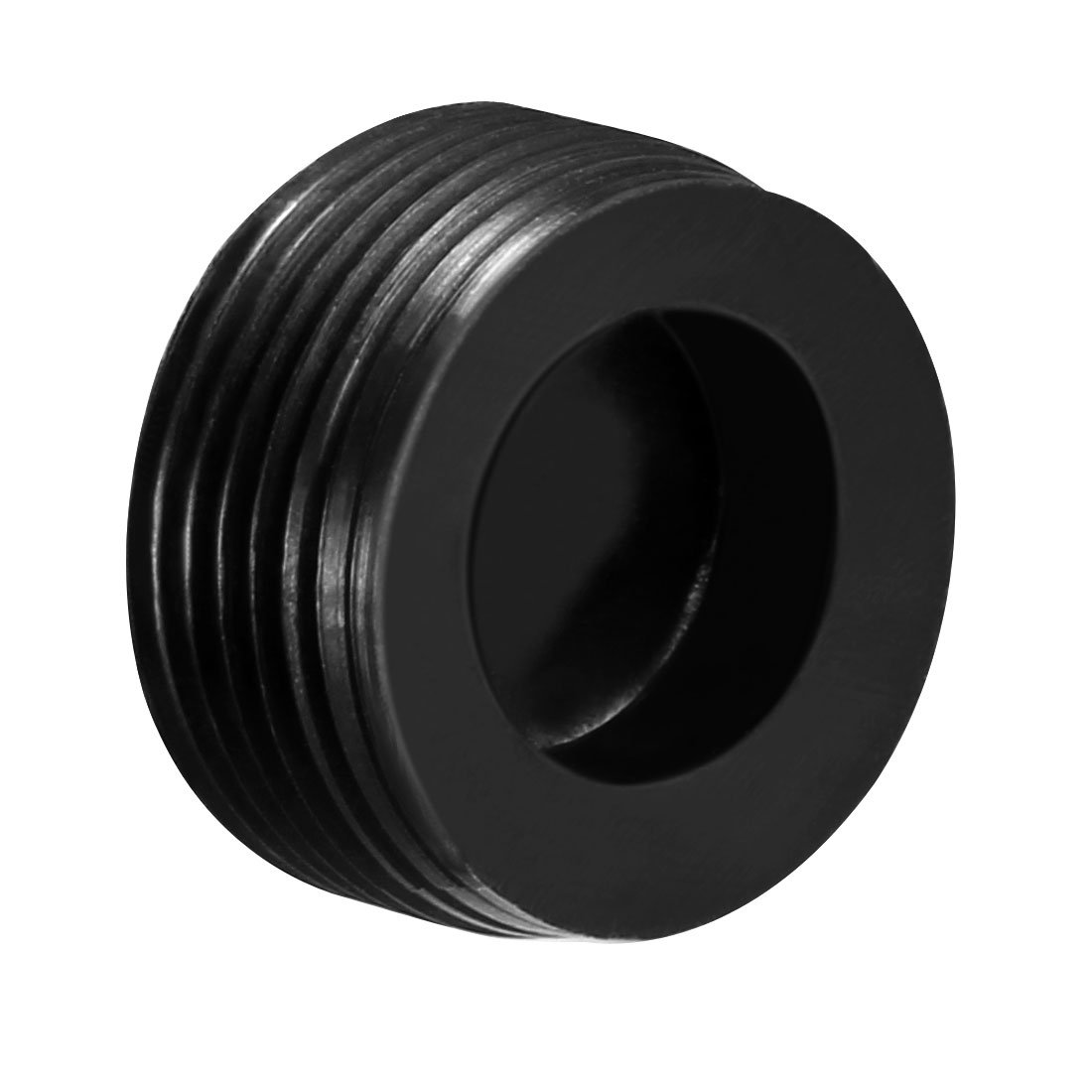 9mm I D 7 7mm Thickness Motor Brush Cover Plastic Fitting Thread Black 9mm-i-d-7-7mm-thickness-motor-brush-cover-plastic-fitting-thread-black