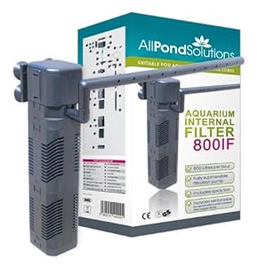 All Pond Solutions 800IF Aquarium Internal Filter, 800 Litre/ Hour ...
