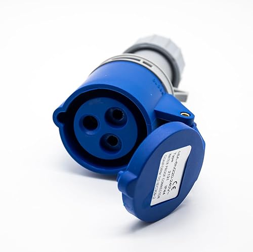 Industrial Socket Connector,3 Pin Connector 16A 220V-250V 50/60Hz 3P 6h ...