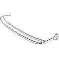 Amazon.com: Double Curved Shower Rod, Metal Construction, Adjustable ...