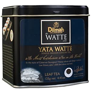 Amazon.com : Dilmah Tea Yata Watte Loose Leaf Tea in Tin Caddy 125g (4 ...