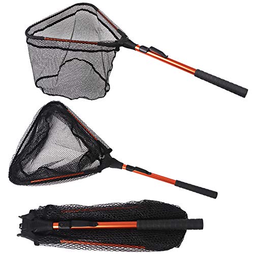 FunVZU Fishing Net Folding Landing Net - Collapsible Fishing Nets with ...