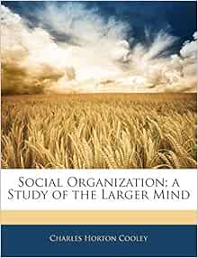 Social Organization; a Study of the Larger Mind: Cooley, Charles Horton: 9781142199029: Amazon ...