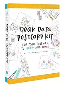 Dear Data Postcard Kit: For Two Friends to Draw and Share (DIY Data Visualization Postcard Kit ...
