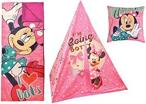 Amazon.com: Disney Minnie Mouse Play Tent Slumber Set : Toys & Games