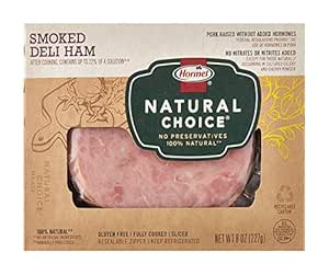Hormel Natural Choice, Smoked Deli Ham, 8 oz: Amazon.com: Grocery ...