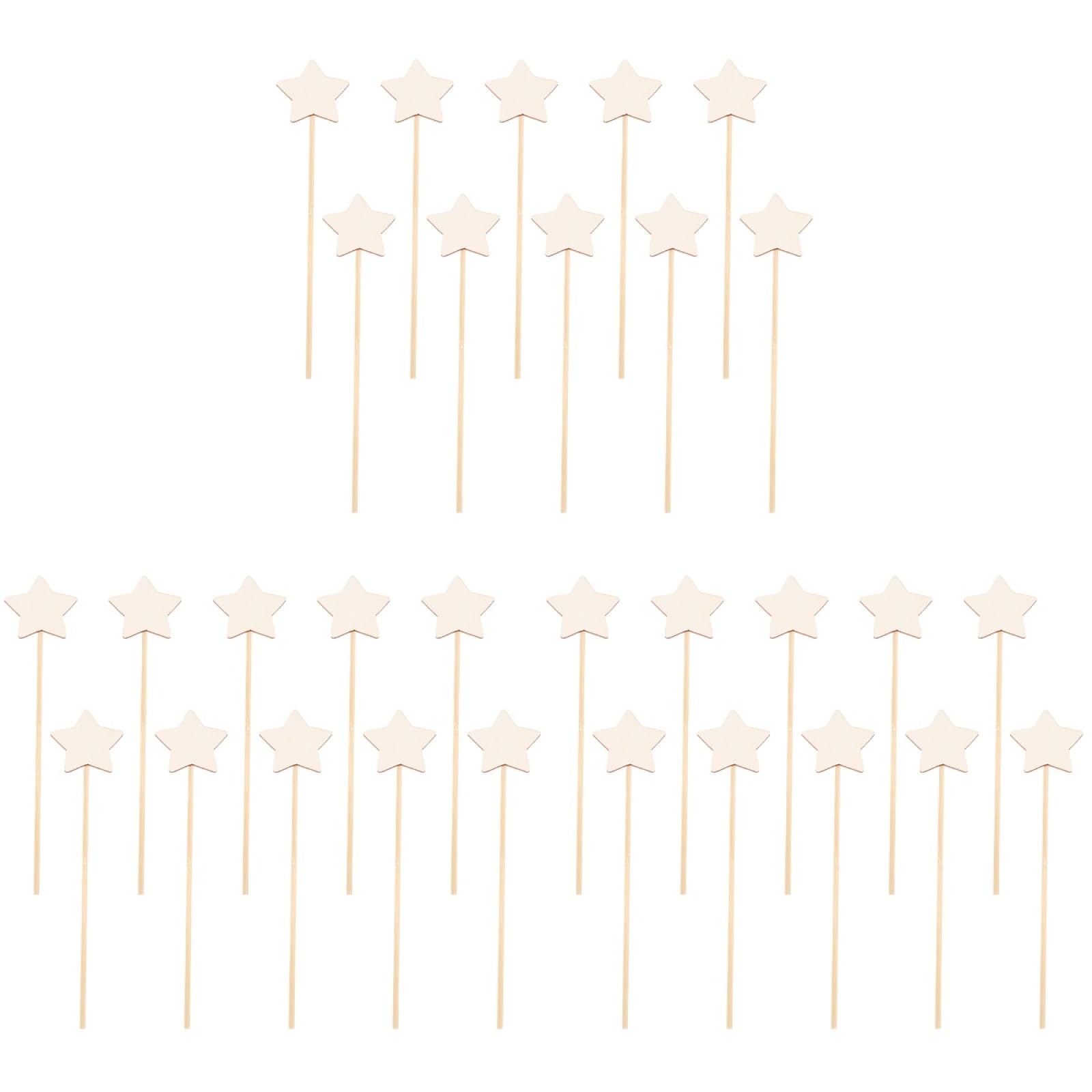 Make Your Wand 30 Pcs Star Sticker Sets for Star Wand DIY Fairy Wands ...