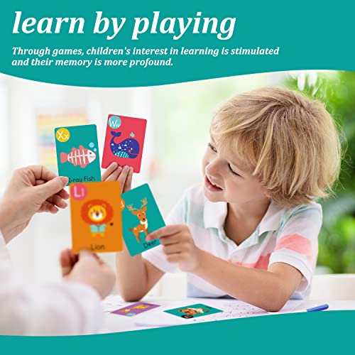 Go Fish Classic Alphabet Card Game, ABC Uppercase Lowercase Letters ...