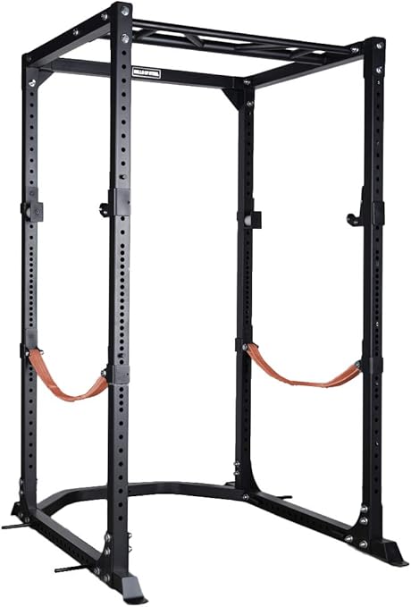 Bells of Steel Light Commercial Power Rack with Spotter Straps, Power ...