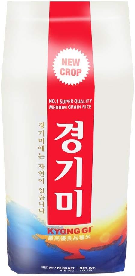 Seoul Shik Poom Kyong Gi Medium Grain Rice 10lb 4.5kg: Amazon.co.uk ...