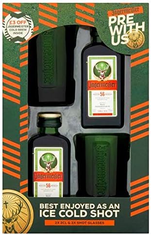 Jagermeister Gift Set – Jagermeister Herb Liqueur With 2 Jager Meister ...