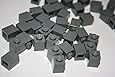 Amazon.com: LEGO Building Accessories 1 X 1 Dark Bluish Gray/Grey Brick ...