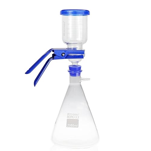 2000 ml Glass Vacuum Suction Filter Laboratory Vacuum Filtration ...