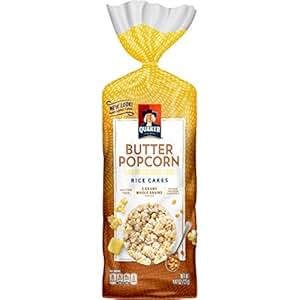 Quaker Buttered Popcorn Rice Cakes, 4.47 oz: Amazon.com: Grocery ...