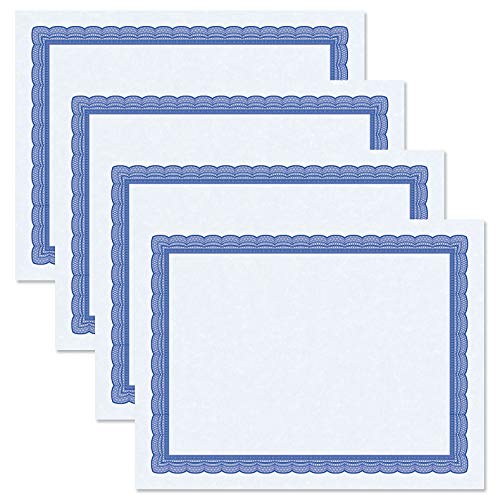 Mua Executive Blue Parchment Certificate Papers - Pack of 100, Laser ...