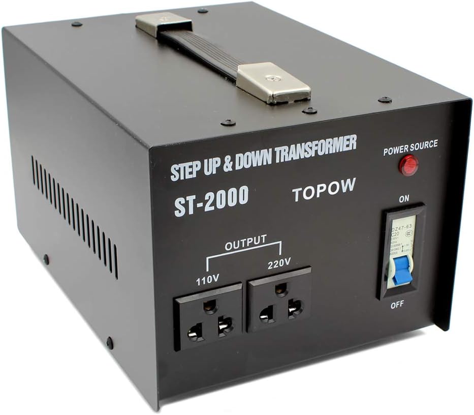 Amazon.com: 2000 Watt Voltage Transformer 2000 Watt Step Up and Down Converter Heavy-Duty ...