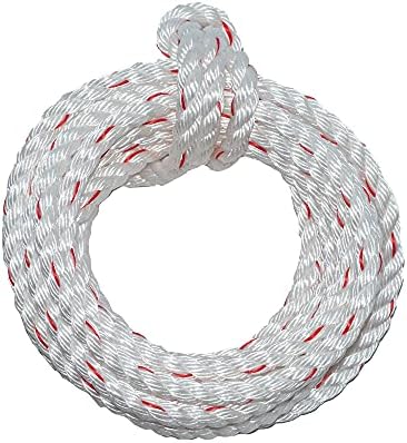 SGT KNOTS Twisted Poly Dacron Rope - 3 Strand Line with Polyolefin Core ...