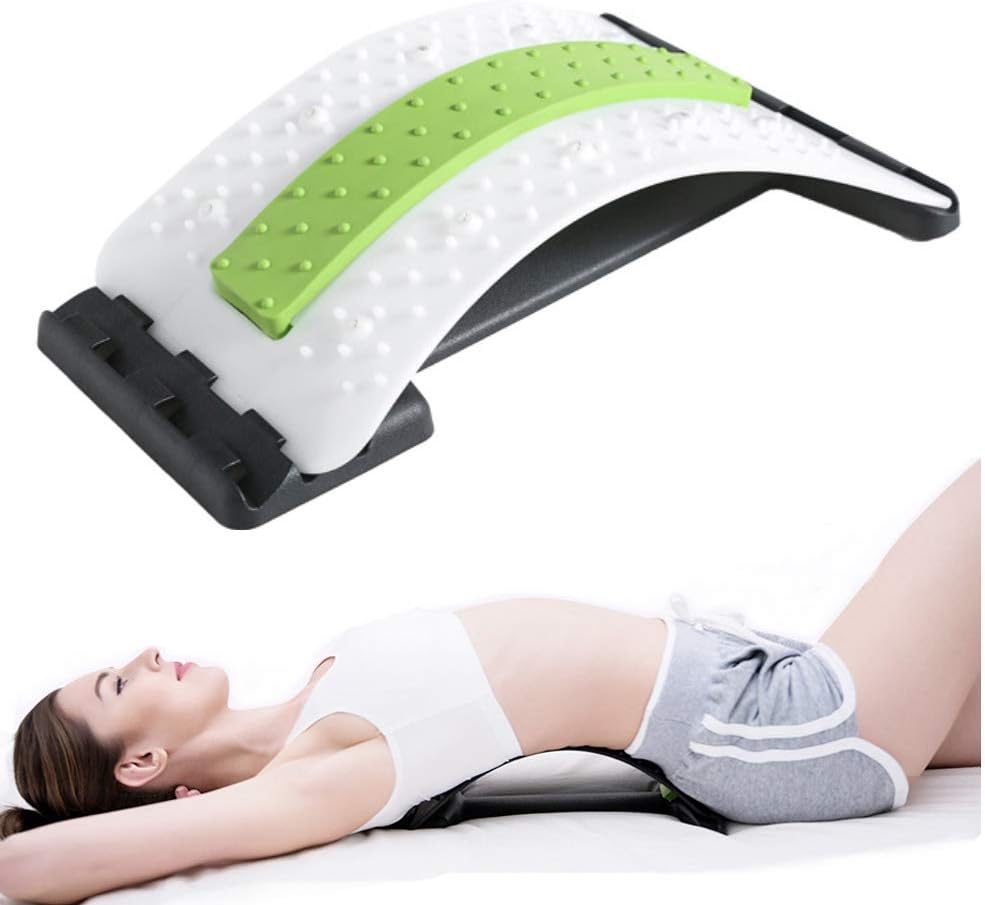 Lumbar Relief Back Stretcher Device, for Upper Lower Lumbar Spine ...