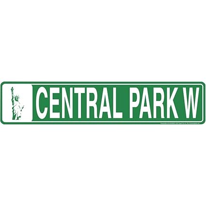 Buy Signs 4 Fun SSNY3 NY Central Park W Street Sign Online at Low ...